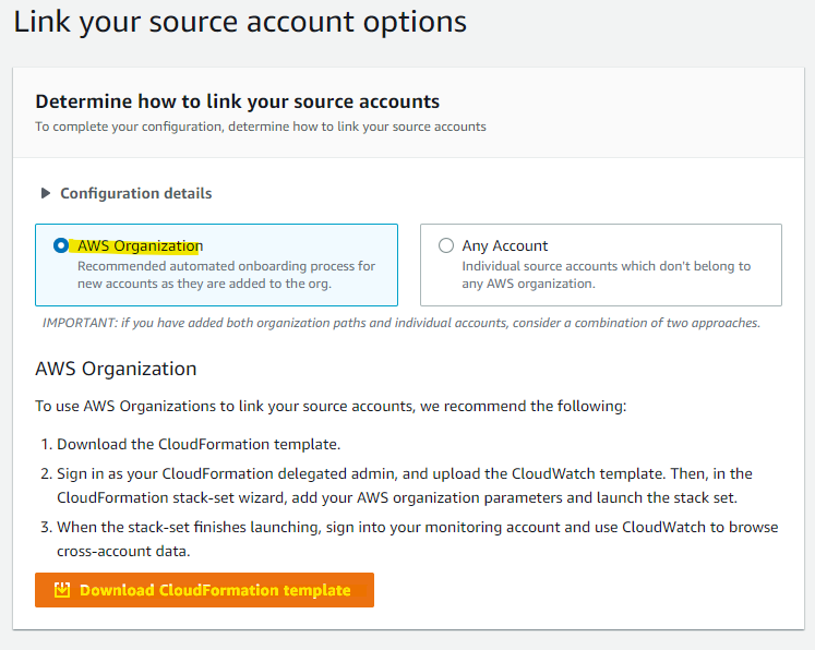 複数の AWS アカウントを、CloudWatch で一元管理するクロスアカウントオブザーバビリティを触ってみた #AWS - Qiita