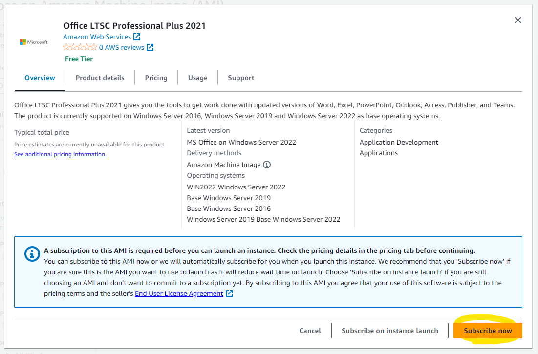 Microsoft Office on Amazon EC2 を構築する手順と制限事項 #AWS - Qiita