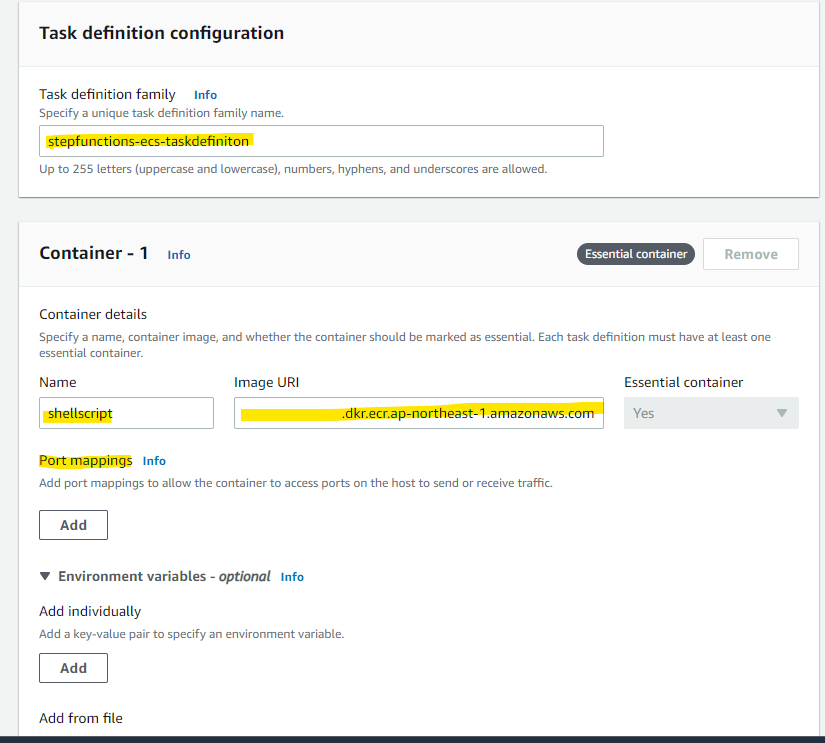 Step Functions から ECS Task を呼びだすときに、実行するシェルスクリプトを指定してみた #AWS - Qiita