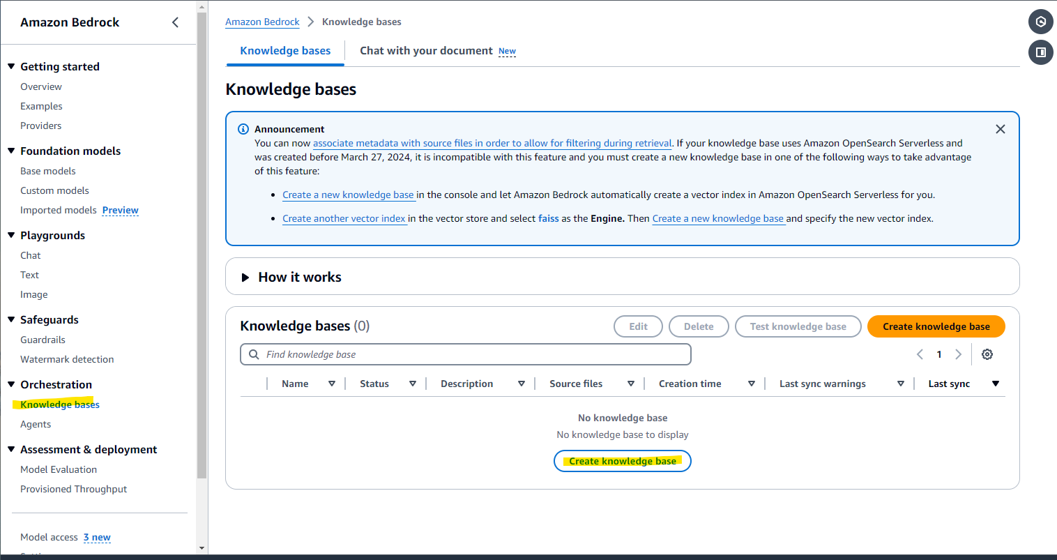 Knowledge Bases for Amazon Bedrock を OpenSearch Serverless で試してみる #AWS - Qiita