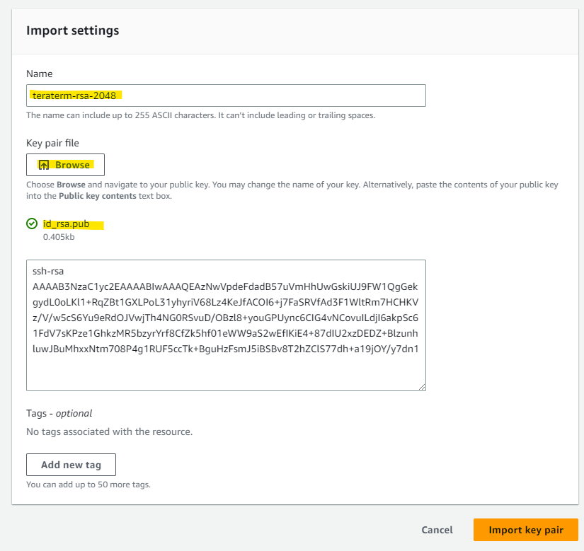 Amazon Linux 2023 に Teraterm から SSH 接続してみた : ssh-rsa 署名無効化対応 #AWS - Qiita