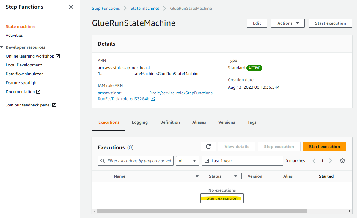 Glue Studio を Script 化し Job Parameter を与えて、Step Functions から Glue Job を実行してみた #AWS - Qiita