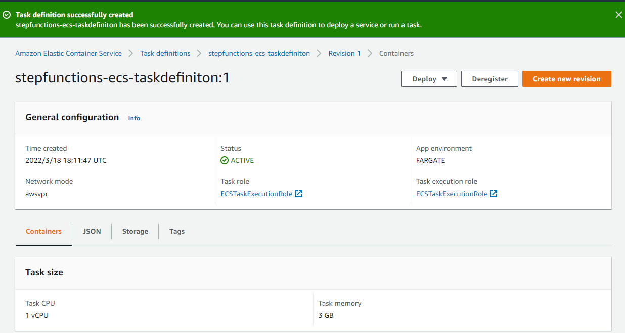 Step Functions から ECS Task を呼びだすときに、実行するシェルスクリプトを指定してみた #AWS - Qiita
