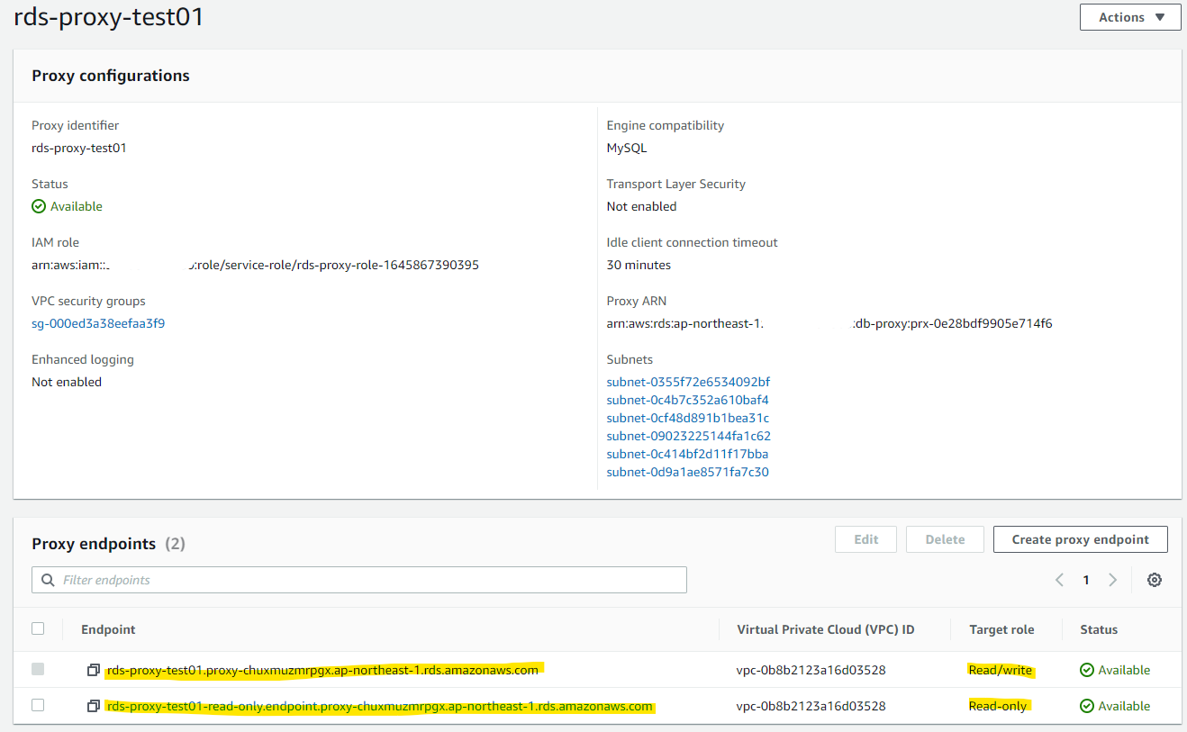 RDS Proxy を使って、AWS Lambda から接続してみた #lambda - Qiita
