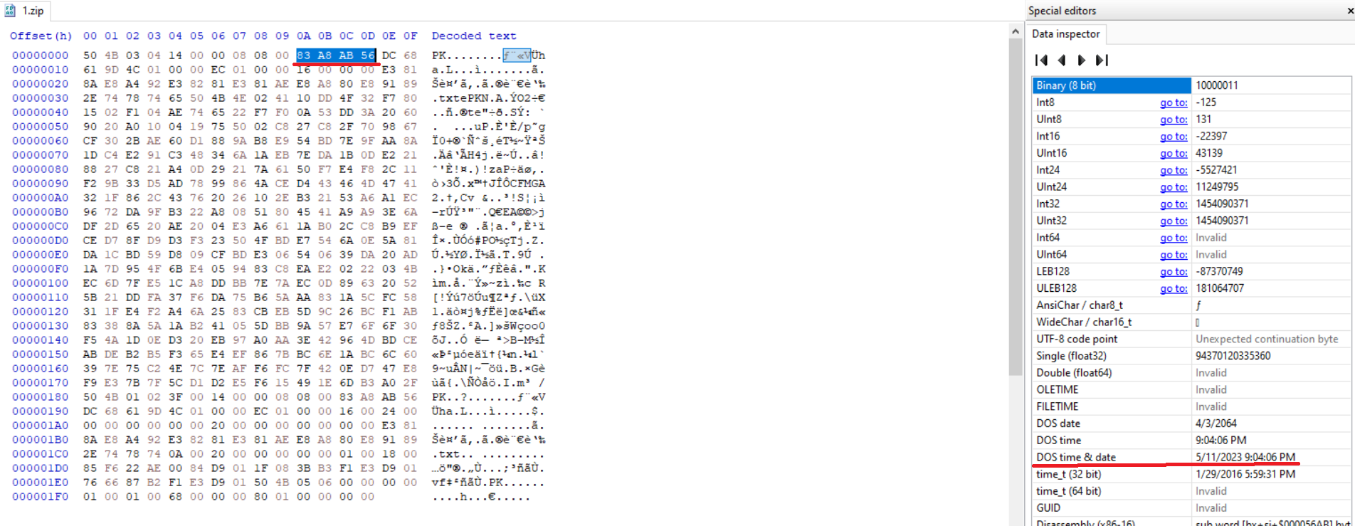 PythonでMD Dos日時をパースする #MS-DOS - Qiita