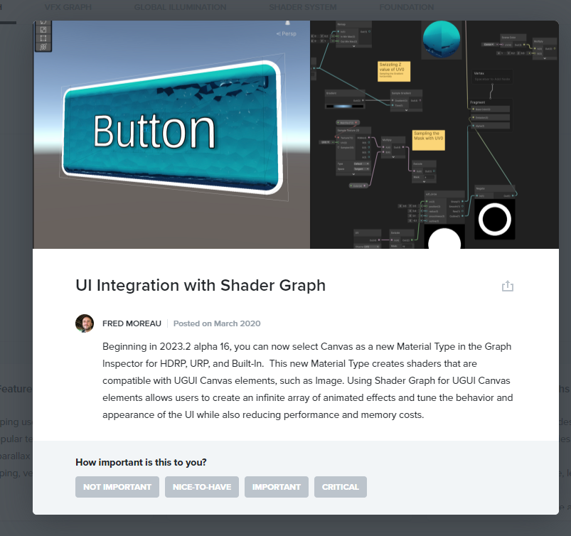 [Unity] ShaderGraphのAlphaがUIで使えるようになったよ！ #Unity - Qiita
