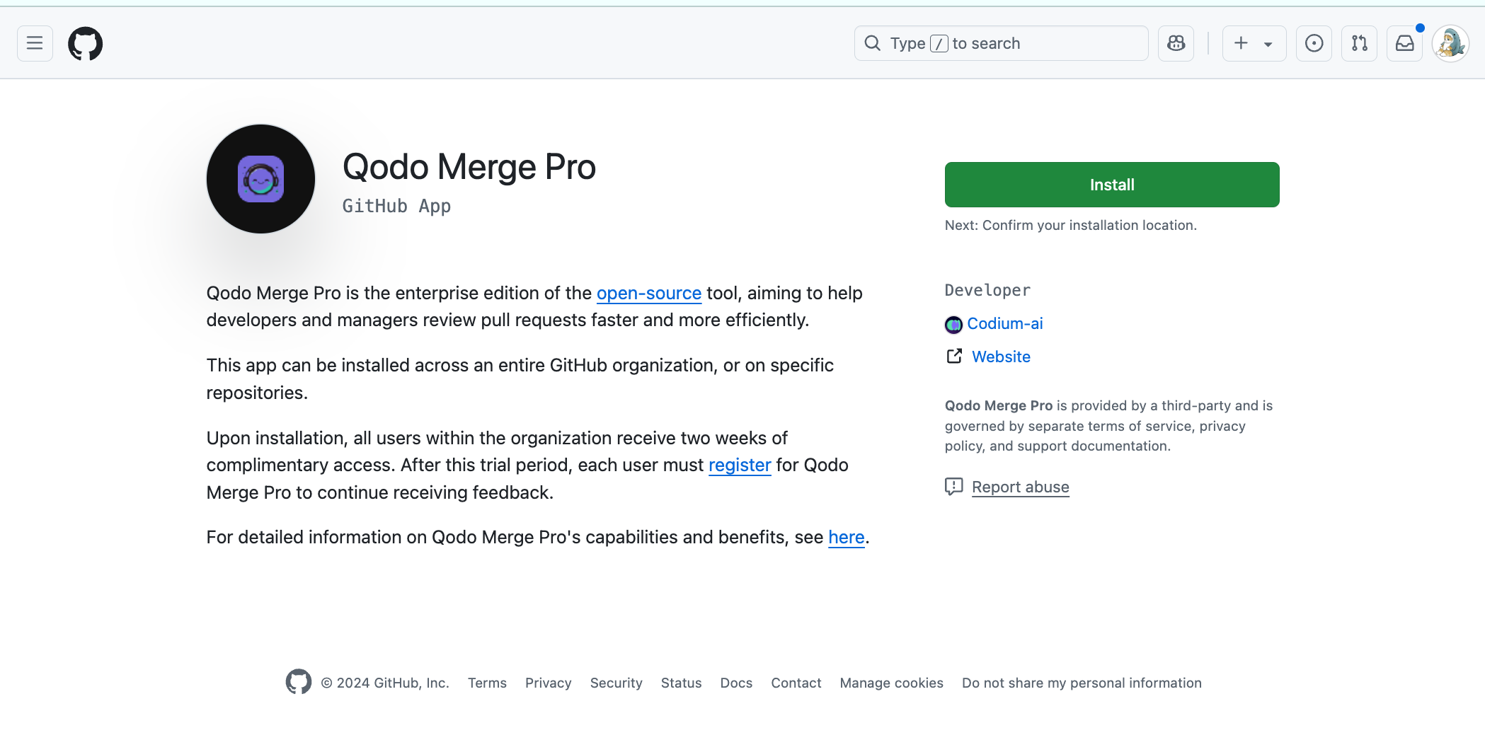【PR-Agent】GitHubのプルリクエストをAIにレビューしてもらう（PR-Agent Pro💎） #pr-agent - Qiita