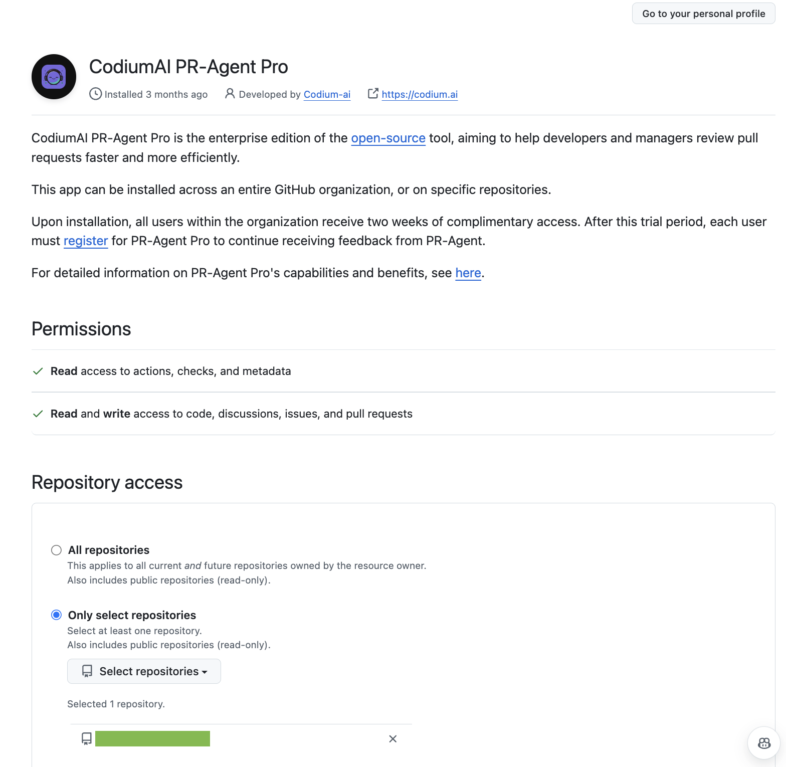 【PR-Agent】GitHubのプルリクエストをAIにレビューしてもらう（PR-Agent Pro💎） #pr-agent - Qiita