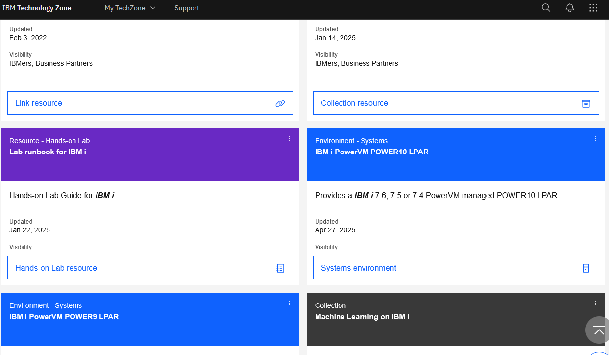 IBM i 7.6 のDFUメニューをIBMのTechZoneで確認してみる。 #IBMi - Qiita