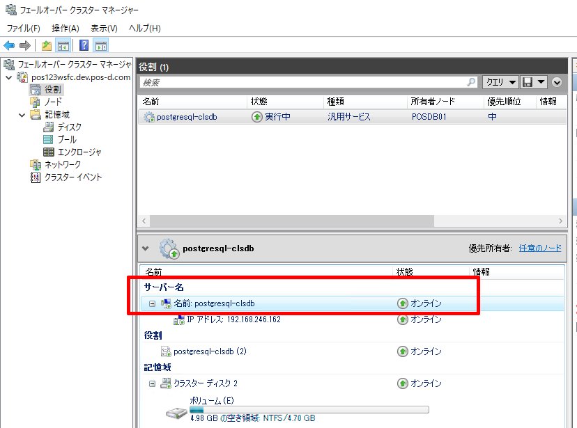 Windows Server + PostgreSQL + WSFC 環境の構築 #wsfc - Qiita