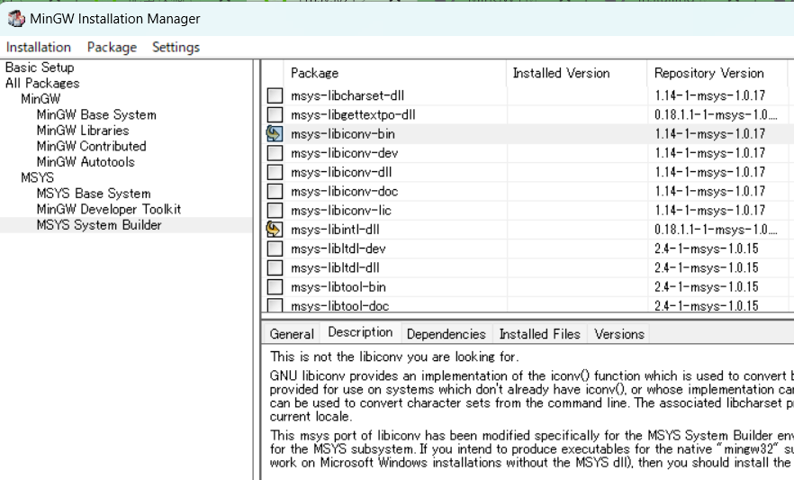 msysのインストール #MinGW - Qiita