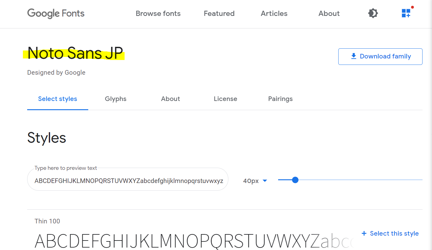 【GAS】Googleドキュメントで Noto Sans JP などの日本語Google Fontsを使う #GoogleAppsScript - Qiita