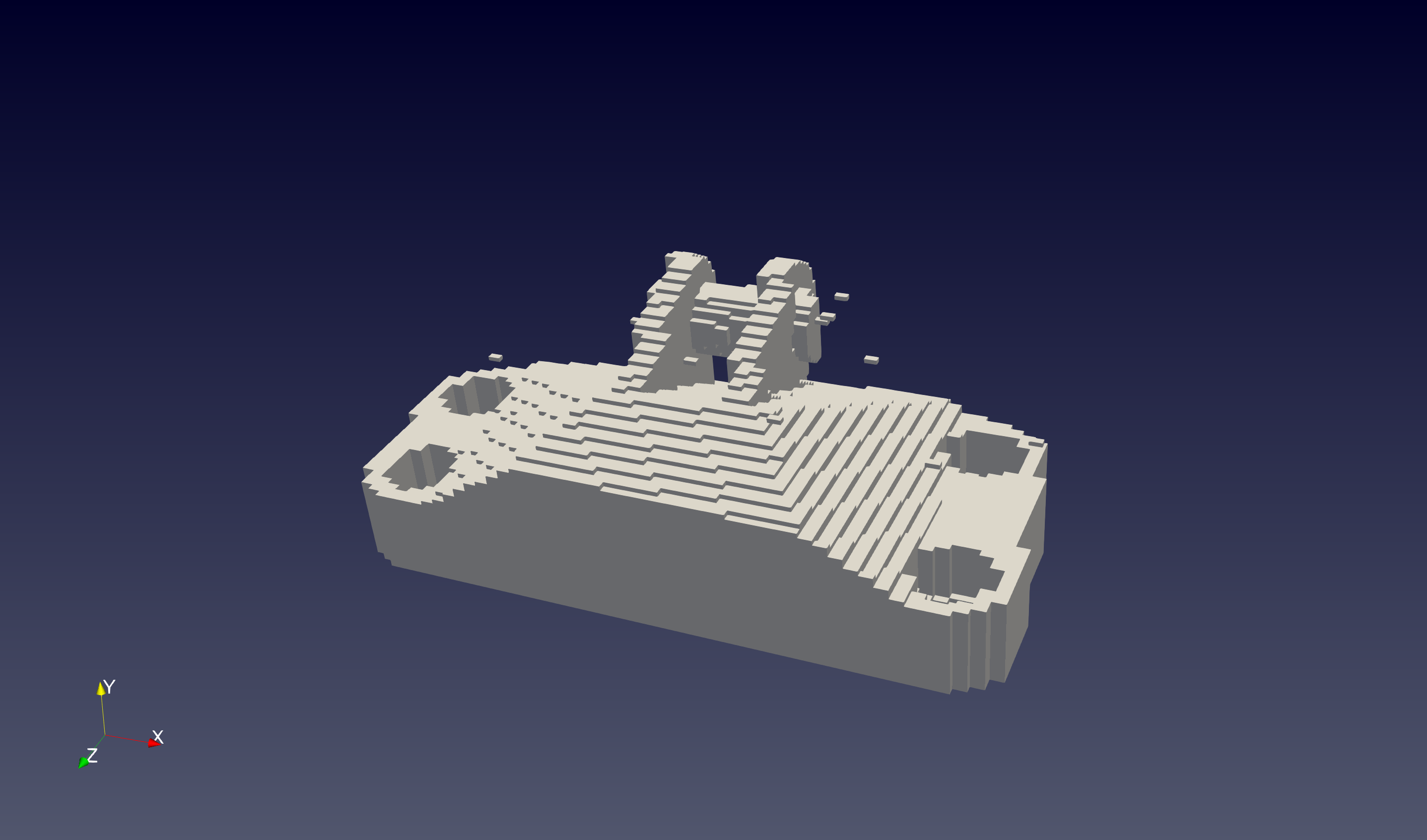 Python Vtkを使ってstlをvoxelメッシュに変換する改 数値計算 Qiita
