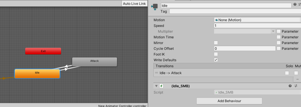 State Machine Behaviour のやり方～Unity日記#2 #Unity - Qiita