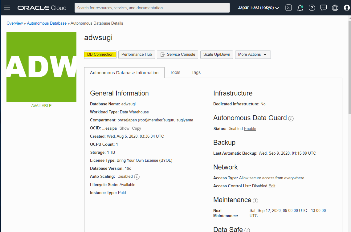 [Oracle Cloud] Windows Server から SQL*Plus で Autonomous Database に接続 #oci - Qiita