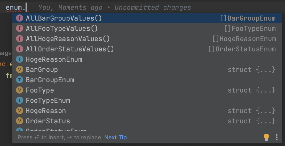 GoでEnumを自前実装したら結構使えた話 #Go - Qiita