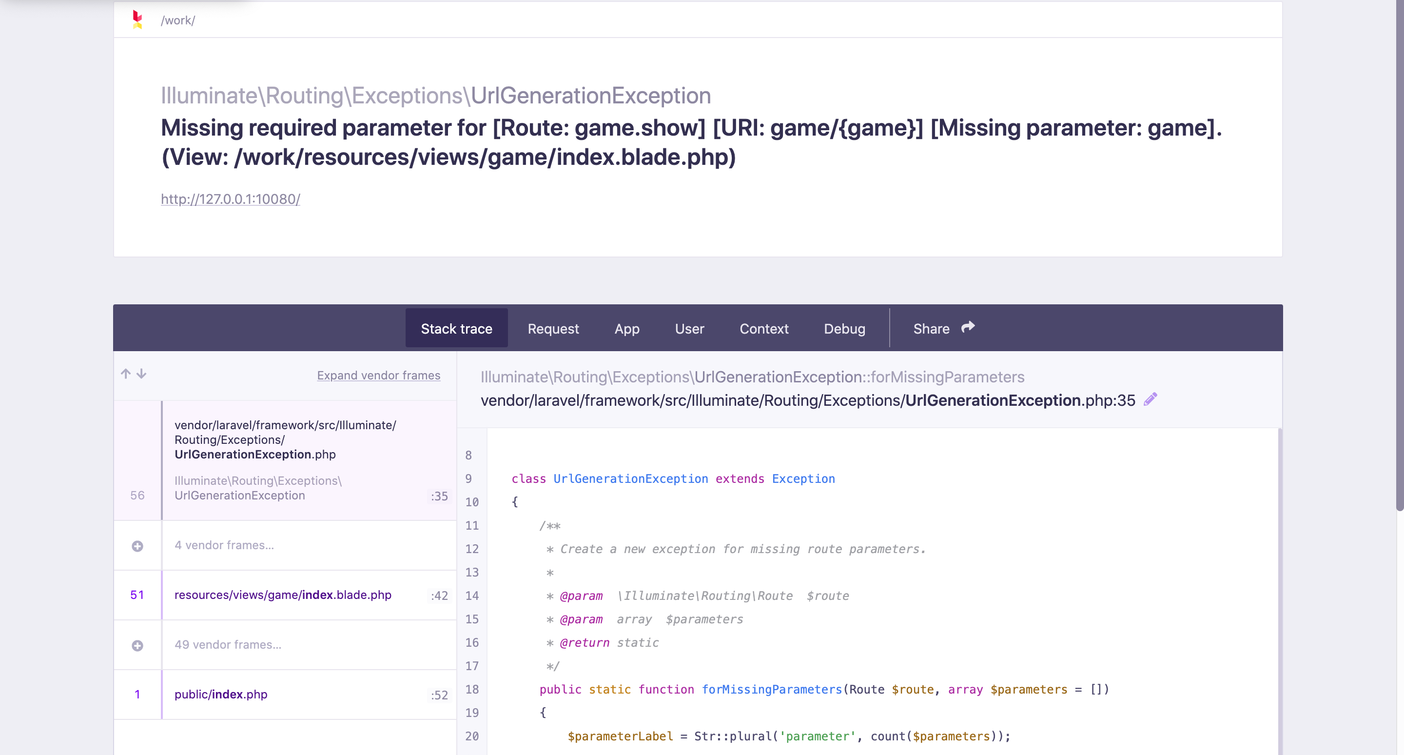 Missing required parameter for [×××] の解決方法 #初心者 - Qiita