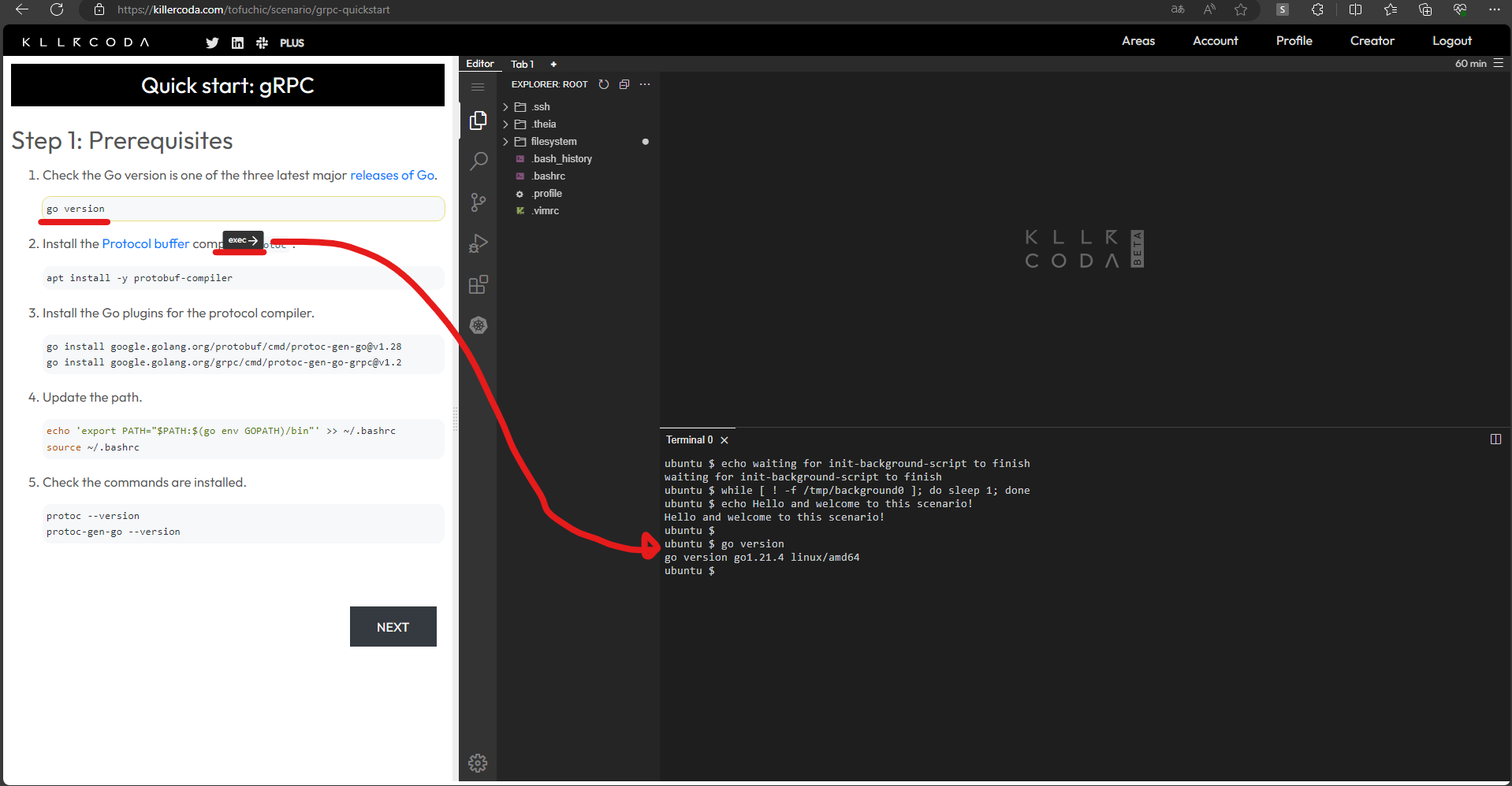 Killercoda でハンズオン・シナリオを作ってみよう #Linux - Qiita