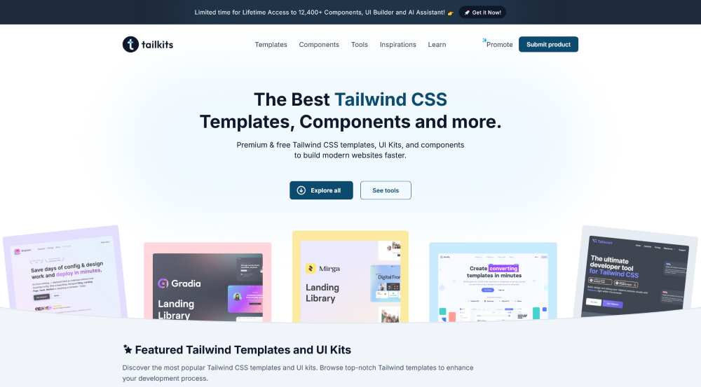 Tailwind CSS のテンプレート & UI キット集【まとめ】 #tailwindcss - Qiita