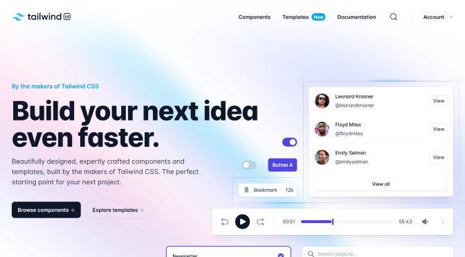 Tailwind CSS のテンプレート & UI キット集【まとめ】 #tailwindcss - Qiita