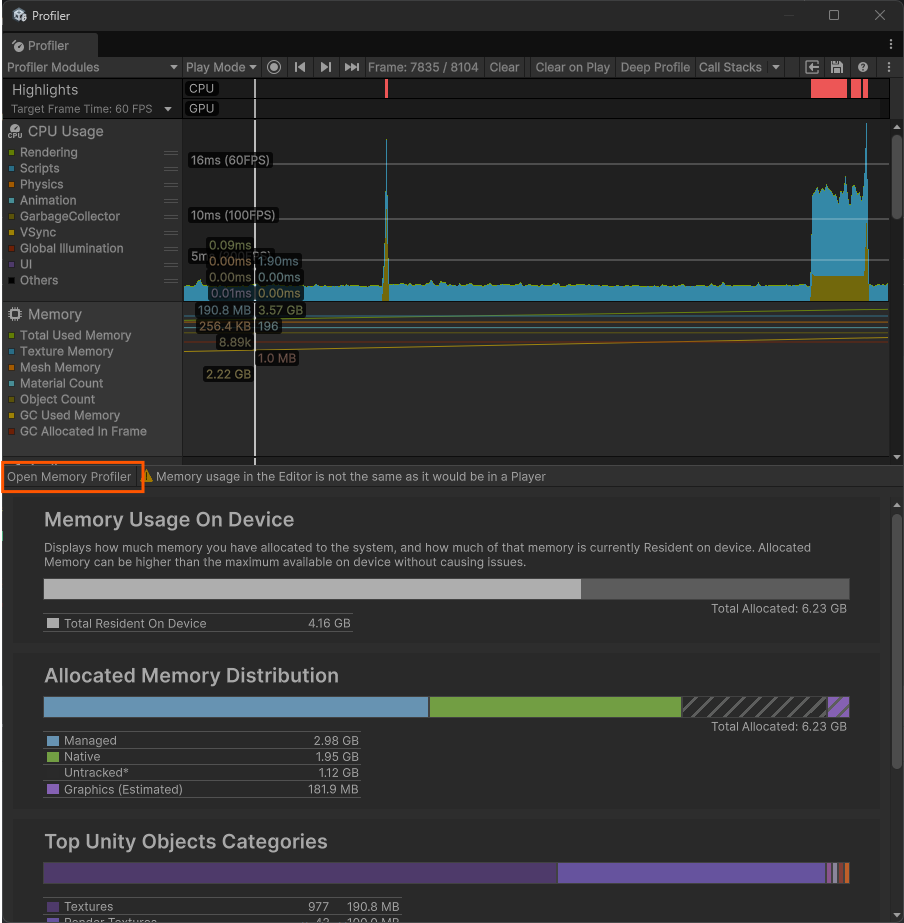 【Unity】MemoryProfilerでメモリ蓄積を調査する手順 #Unity - Qiita