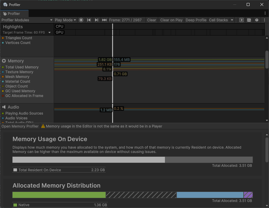 【Unity】MemoryProfilerでメモリ蓄積を調査する手順 #Unity - Qiita
