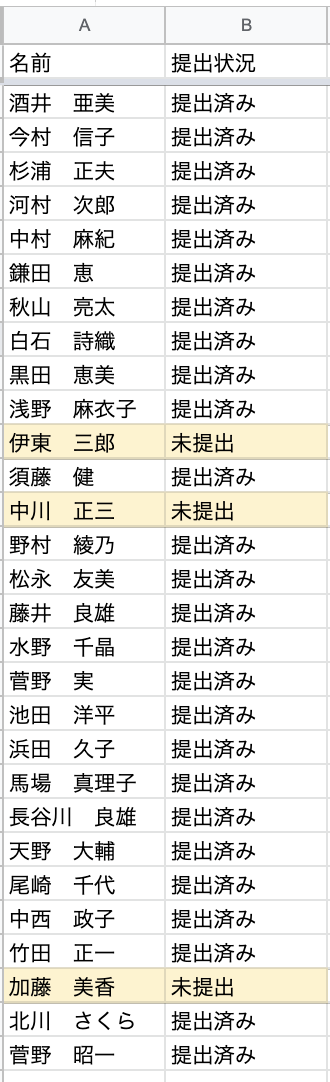 【超簡単】Excel・スプレッドシートでアンケートの回答状況を確認する方法 #spreadsheet - Qiita