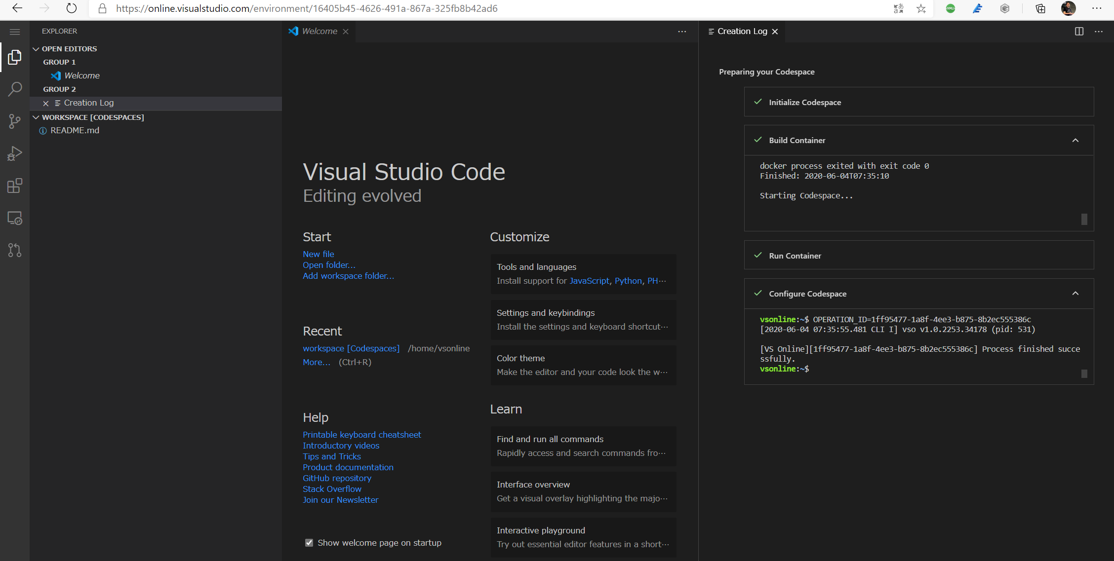 Visual Studio Codespaces を使って Azure Functions の Java アプリケーションの Hello ...