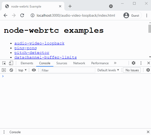 node-webrtcのサンプルを動かしてみる #Node.js - Qiita