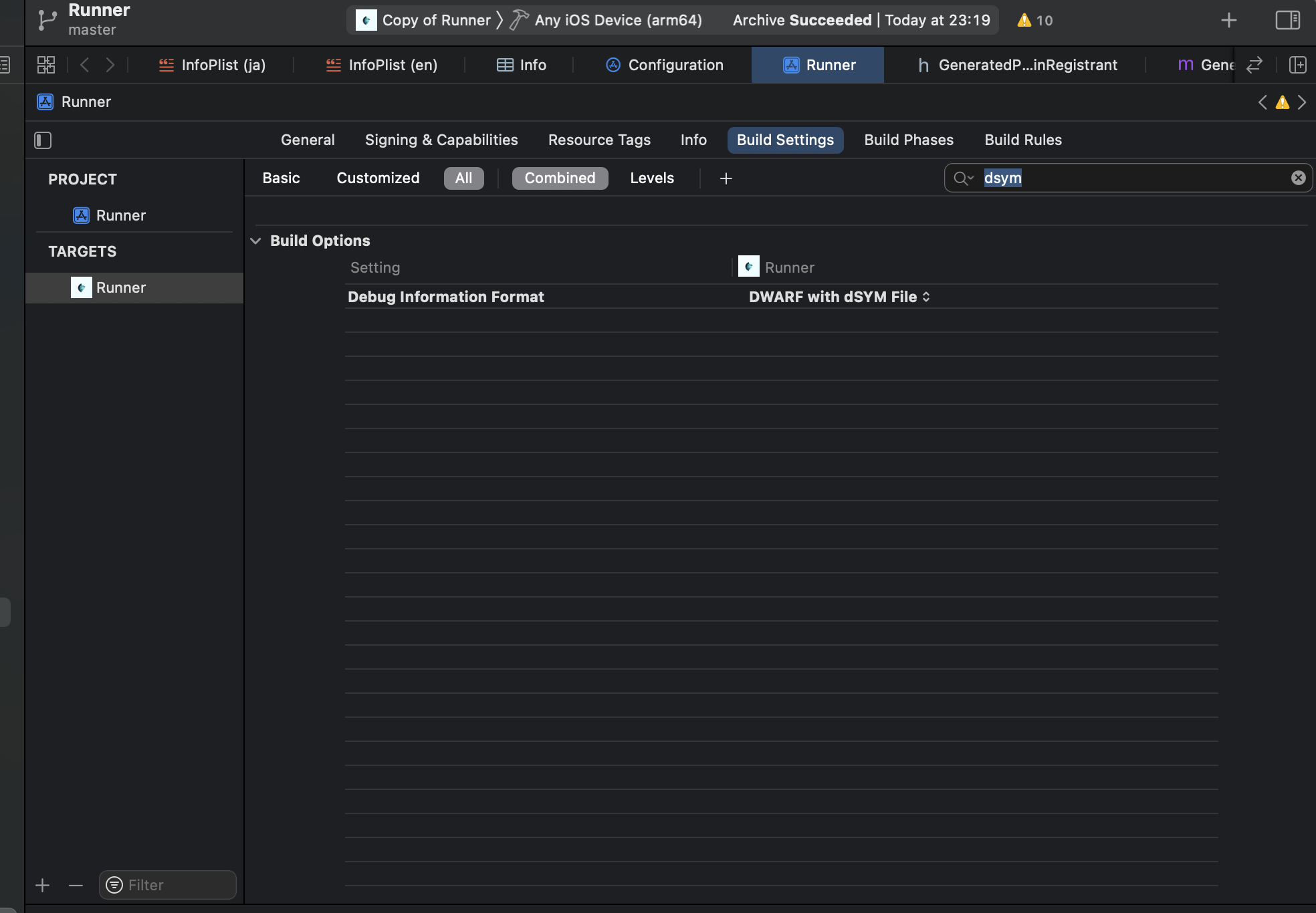 【Flutter】iOSのdSYMをアップロードする #AndroidStudio - Qiita