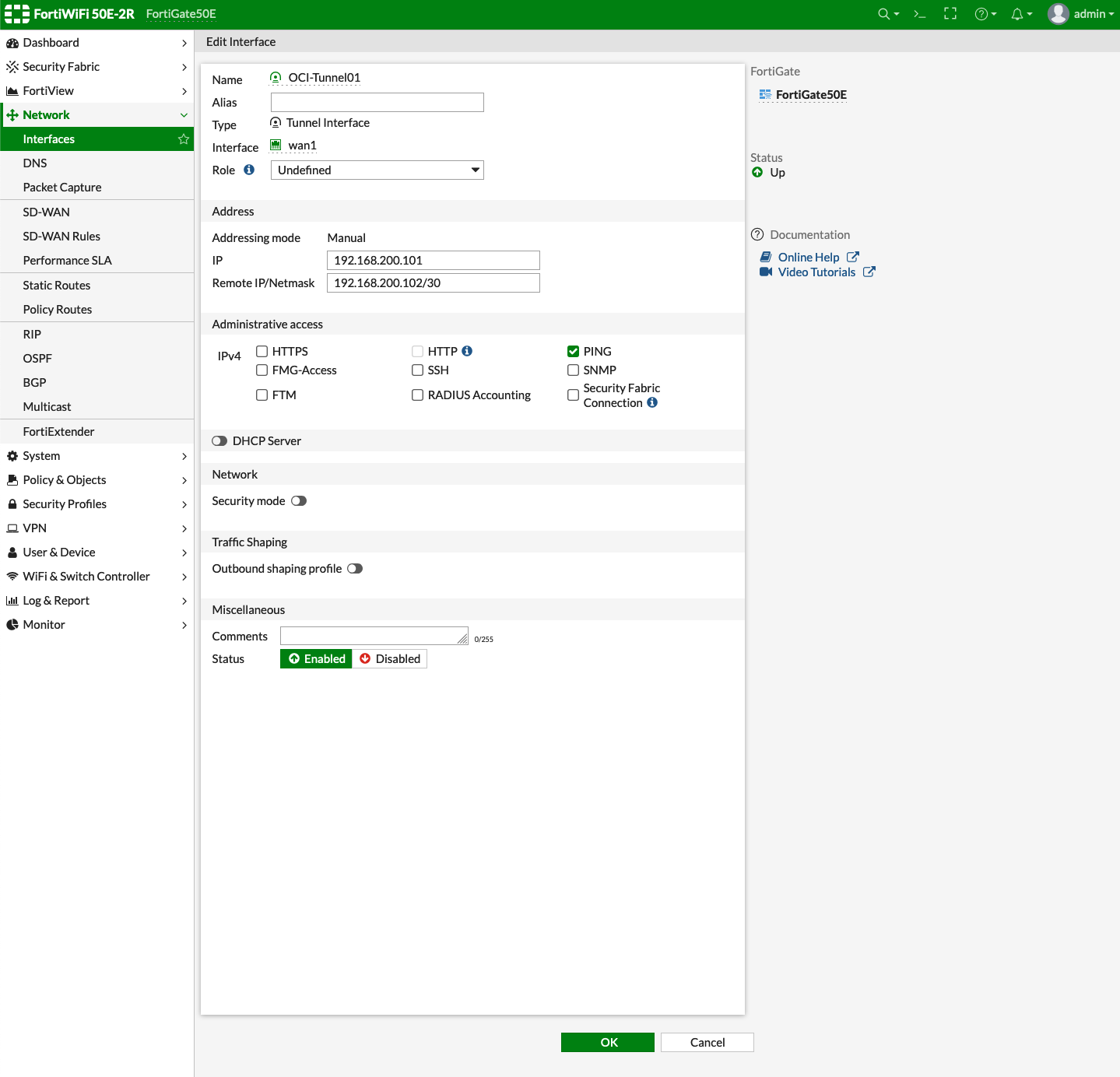 [Oracle Cloud] FortiGate FortiWiFi で BGP + ECMP で IKEv2 IPSec VPN接続してみてみた #oracle - Qiita