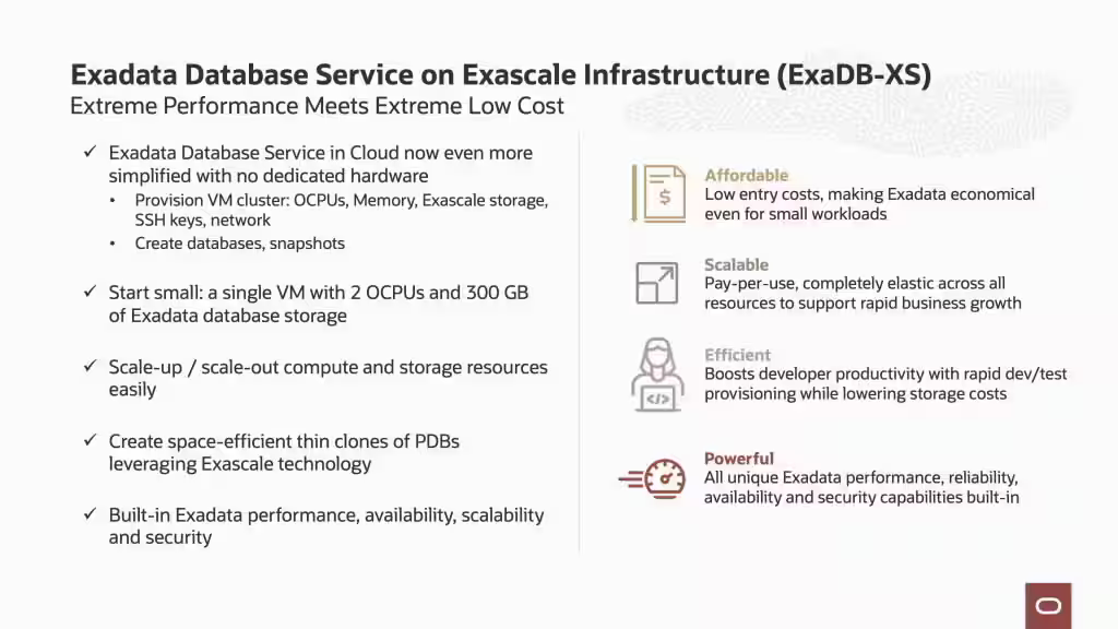 [Oracle Cloud] Exadata Exascale がリリースされたので作成してみてみた #oracle - Qiita