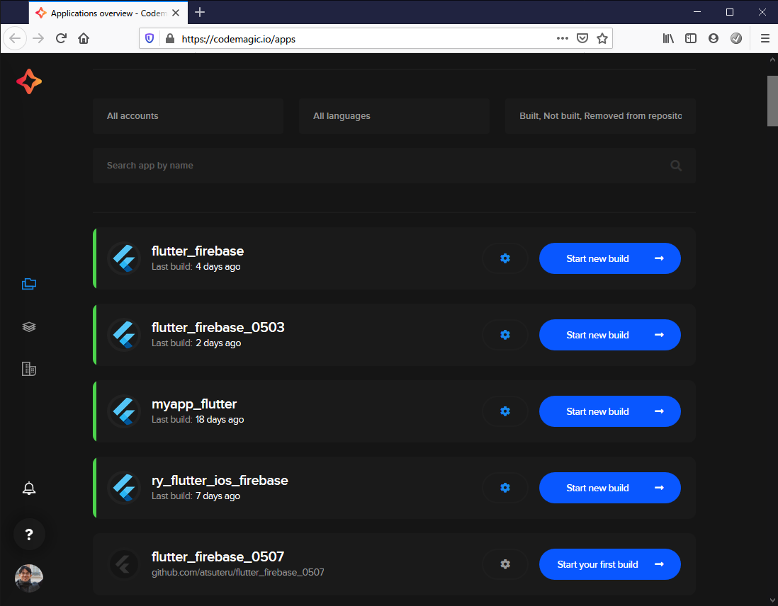 【Mac不要】開発中のFlutter製アプリをiOSとAndroidに実機配備する手順 - Codemagic編 #codemagic - Qiita