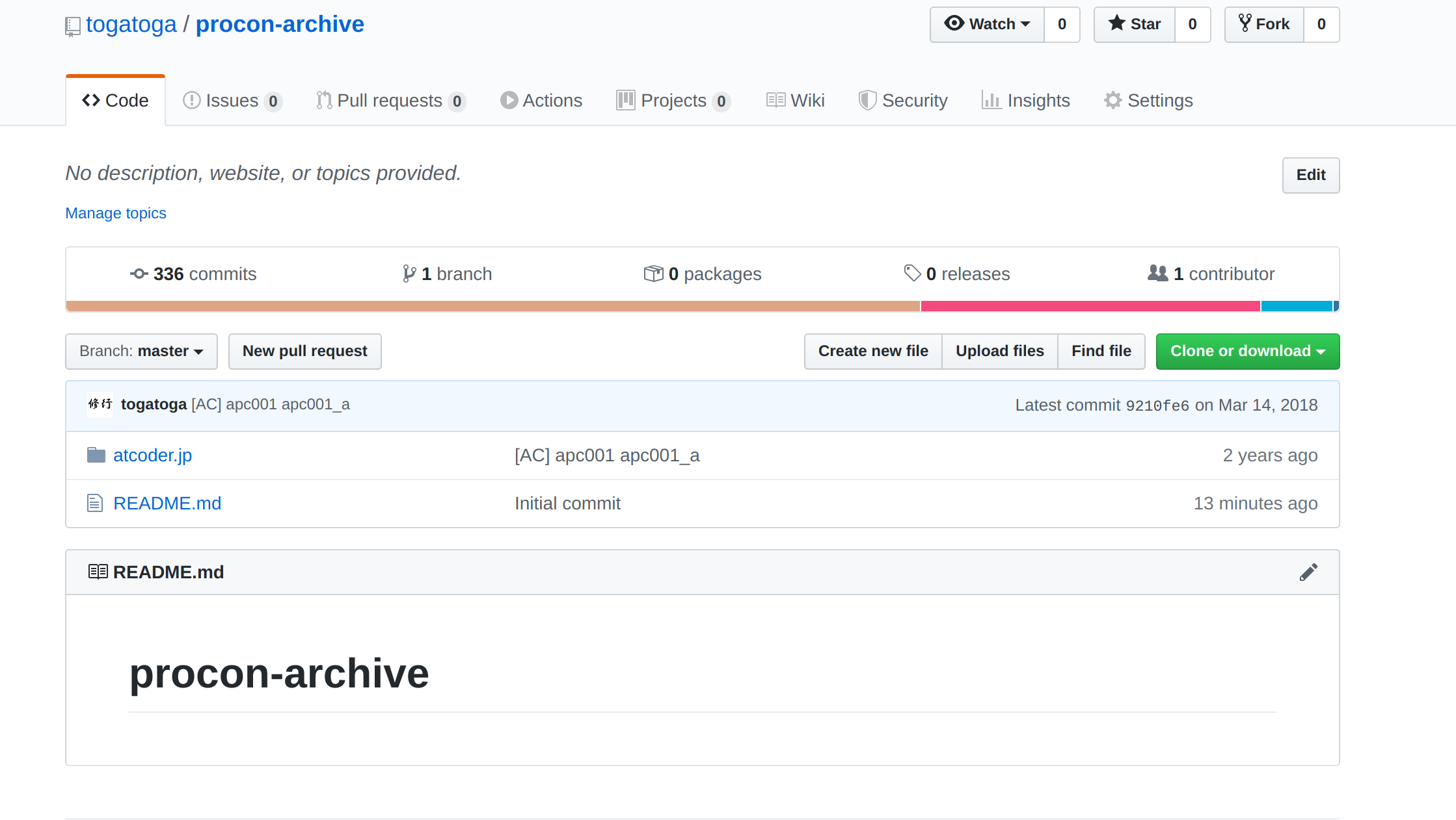 Atcoderの提出を取得してgithubの芝を生やすコマンドラインツールを作った Go Qiita 1890