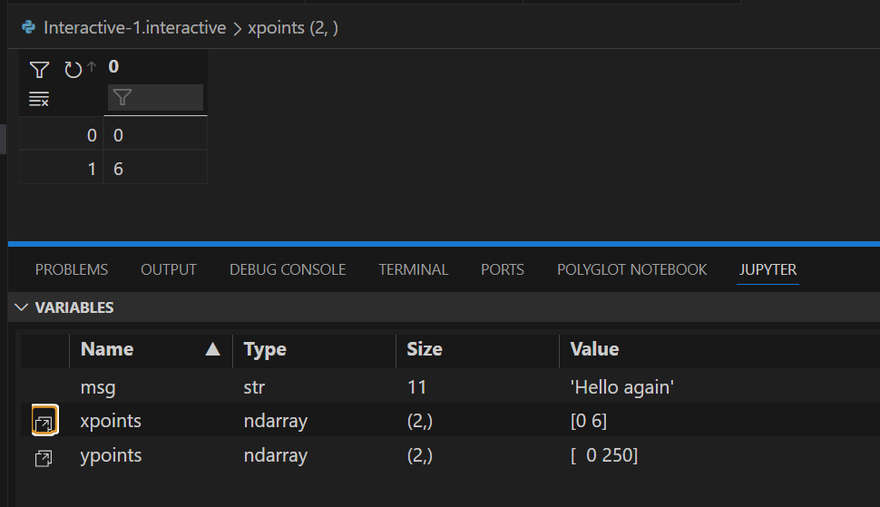 Python の学習コンテンツを VS Code の Python Interactive Window で楽しむ #VSCode - Qiita