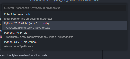 【Windows】VS Code + Anaconda で Python の開発環境を用意する #VSCode - Qiita