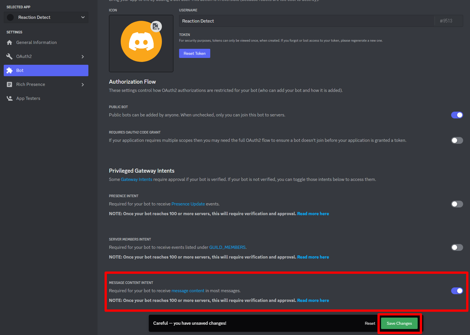 Discord のリアクションに反応し通知する Bot #Python - Qiita