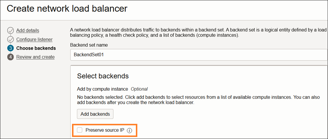 ネットワーク・ロード・バランサ (NLB) の経由でプライベート・サブネット内の Oracle Base DB と Autonomous DB ...