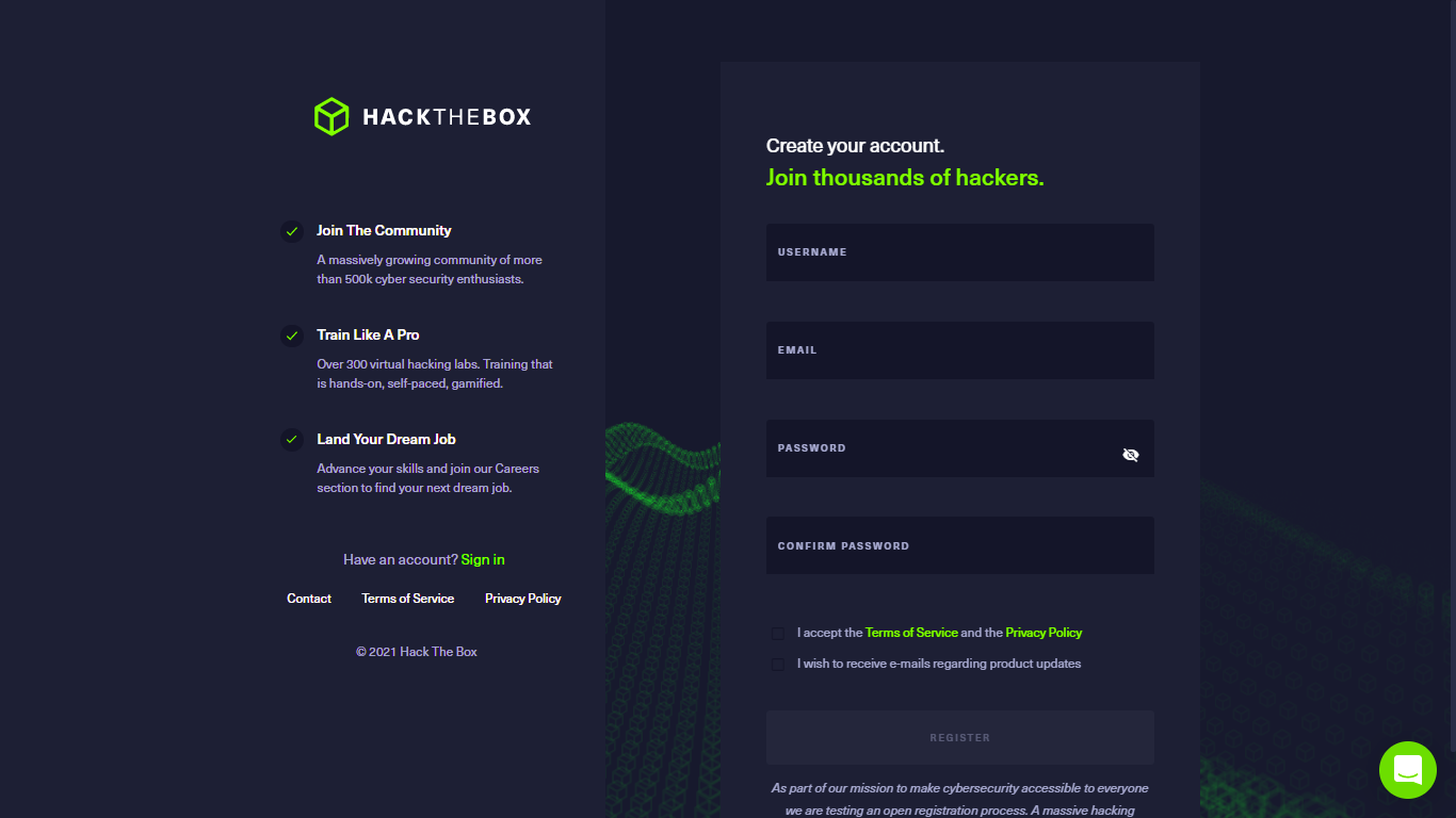 Hack The Box アカウント作成手順 #初心者 - Qiita