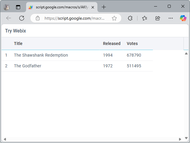 Webix を使ってみたの続き #JavaScript - Qiita