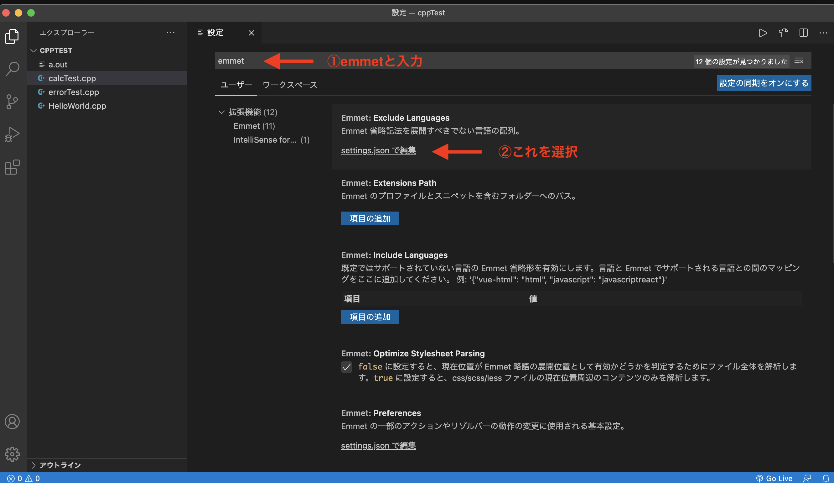 VSCodeのCode Runnerで実行のオプションをつける(実行ファイル名をa.out、a.exeに変更したい) #C++ - Qiita