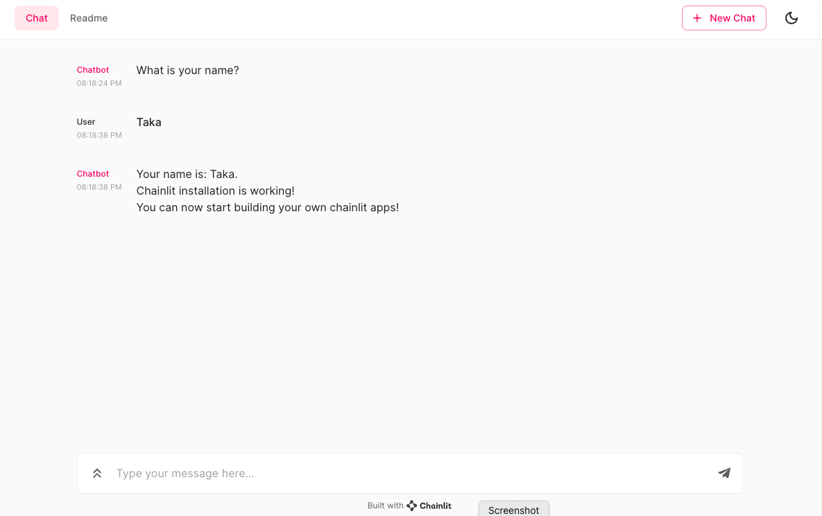 Chainlitを試してみる #LangChain - Qiita