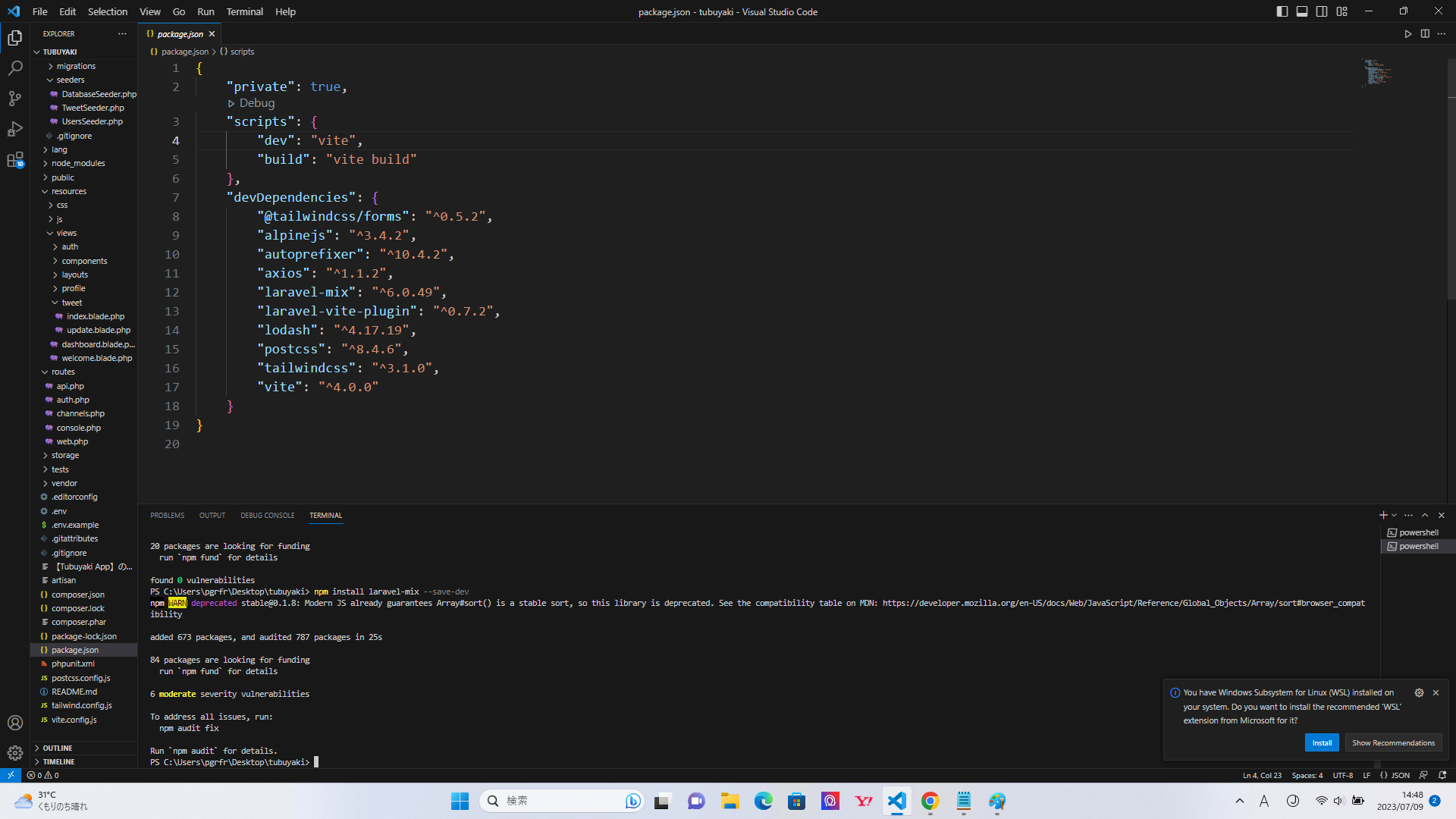 Laravel MixとTailwindcssのインストール方法 #PHP - Qiita Laravel MixとTailwindcssのインストール方法 #PHP - Qiita
