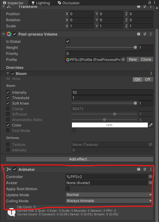 【VRChat】PostProcessing の Bloom のかかり具合をスライダーで調整する #Unity - Qiita