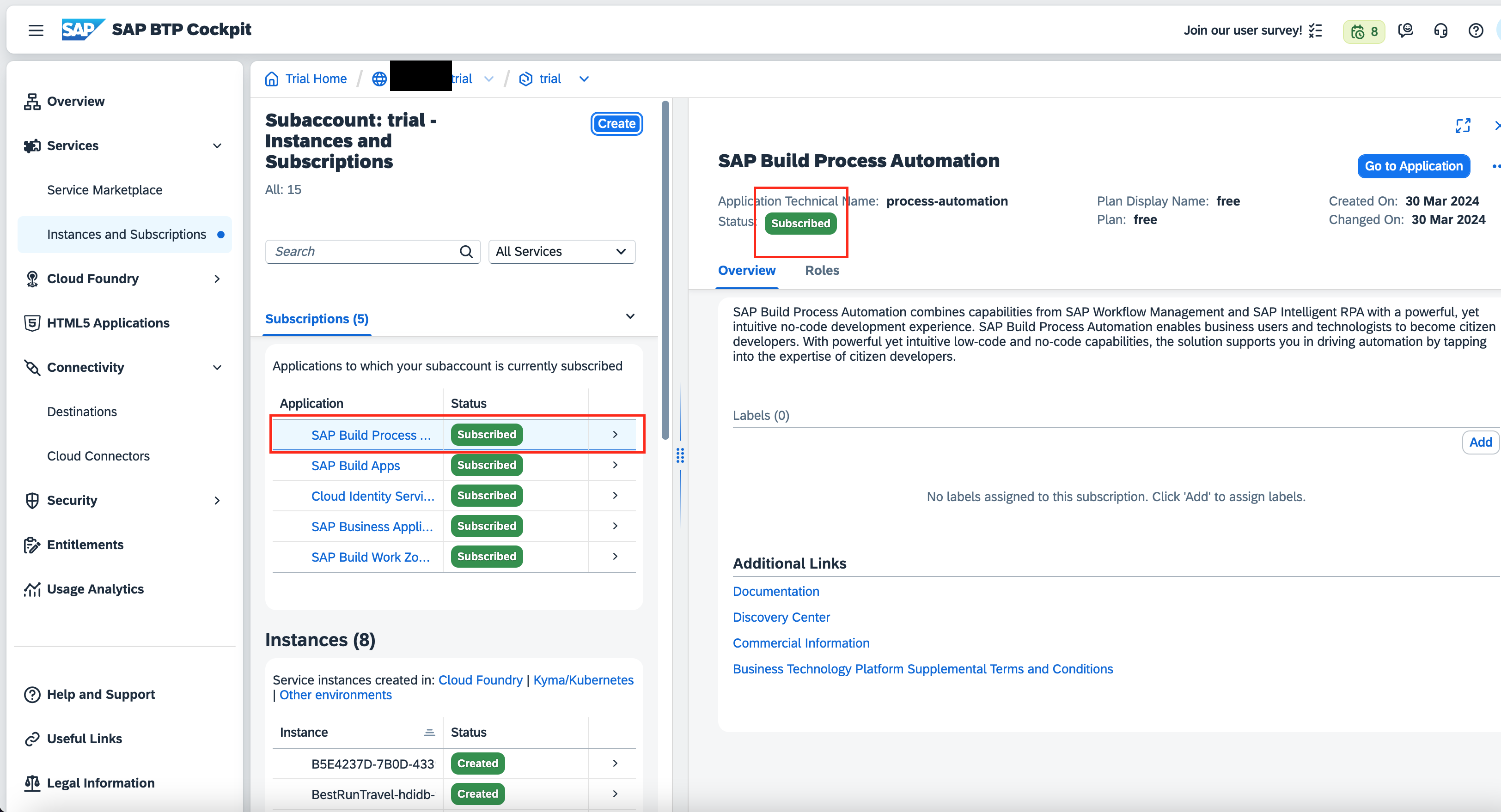 SAP BTP Free TrialでSAP Build Process Automationを使ってビジネスプロセスを作成してみよう（前編 ...