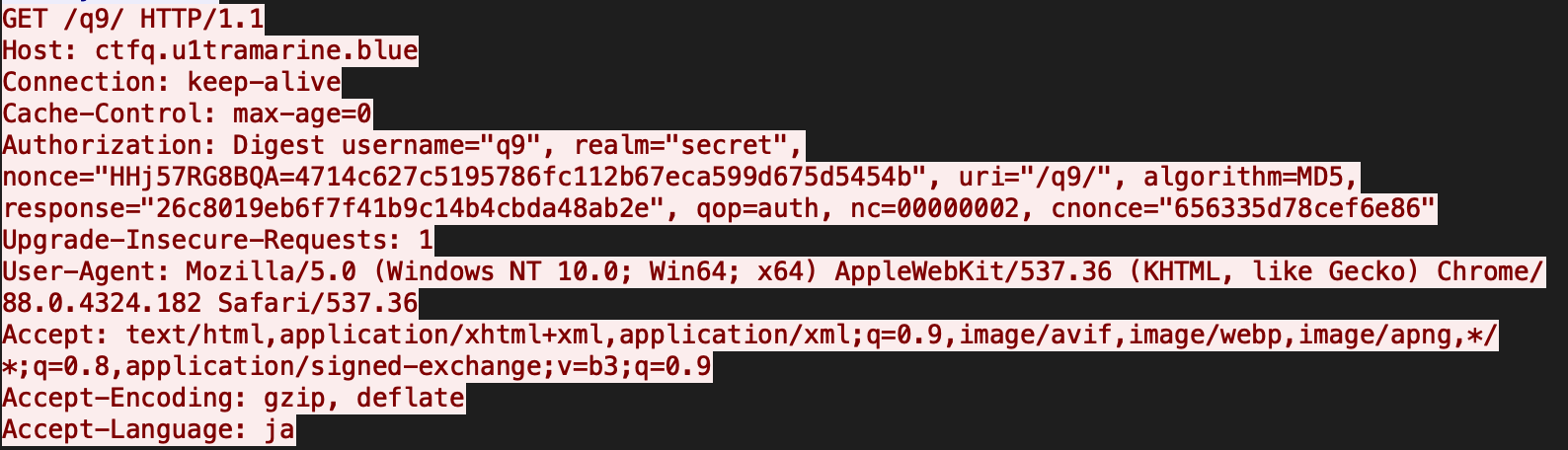 ksnctf #9 Digest is secure! #Python - Qiita