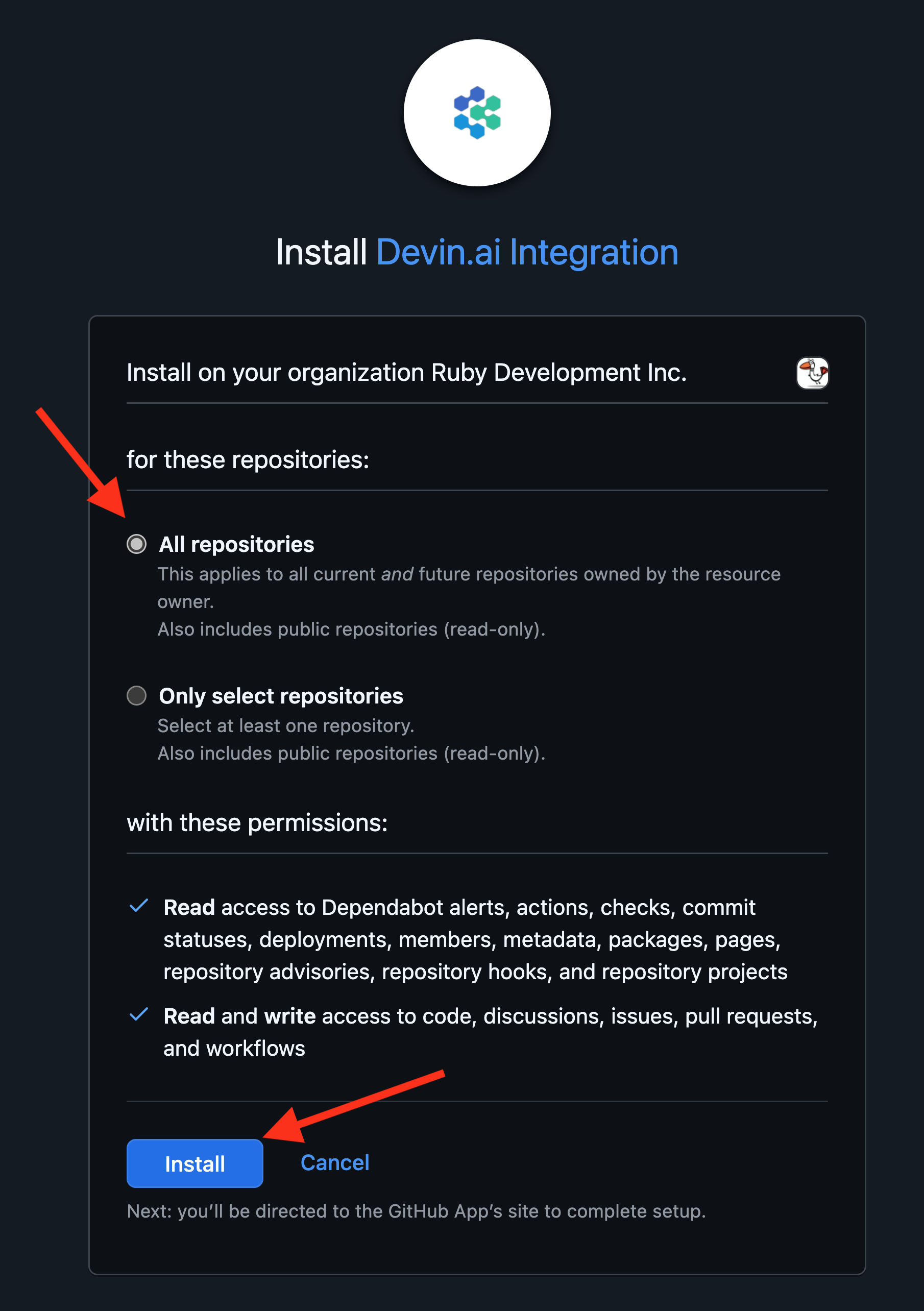 Devin Setup #Devin - Qiita
