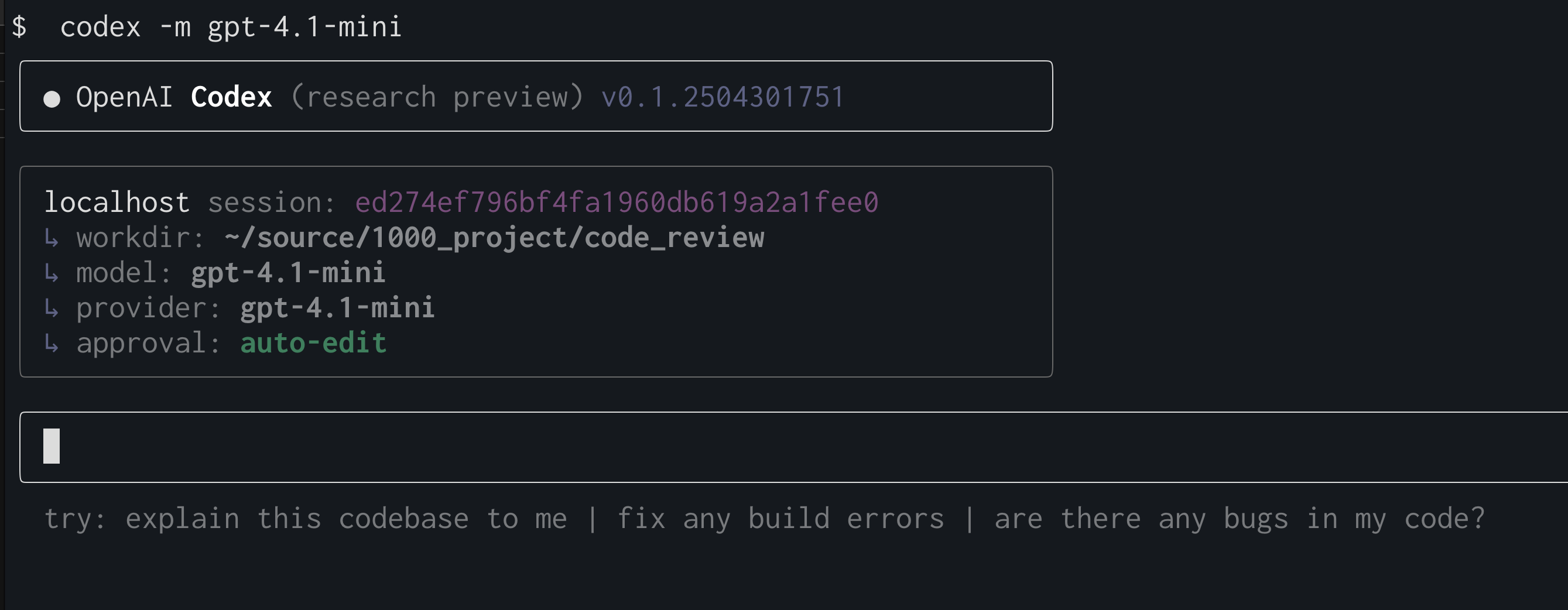 OpenAI Codex CLI : セットアップと基本操作 #codex - Qiita