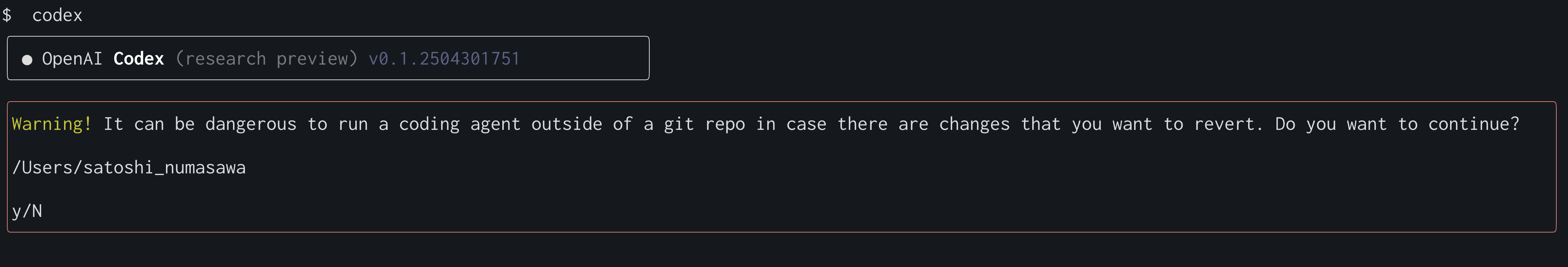 OpenAI Codex CLI : セットアップと基本操作 #codex - Qiita