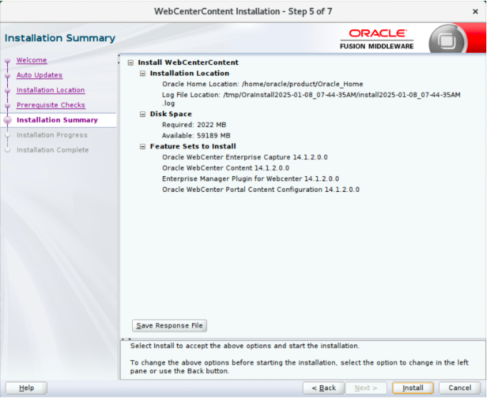 Oracle WebCenter Content 14c(14.1.2.0.0)をインストール・構成してみた #oracle - Qiita